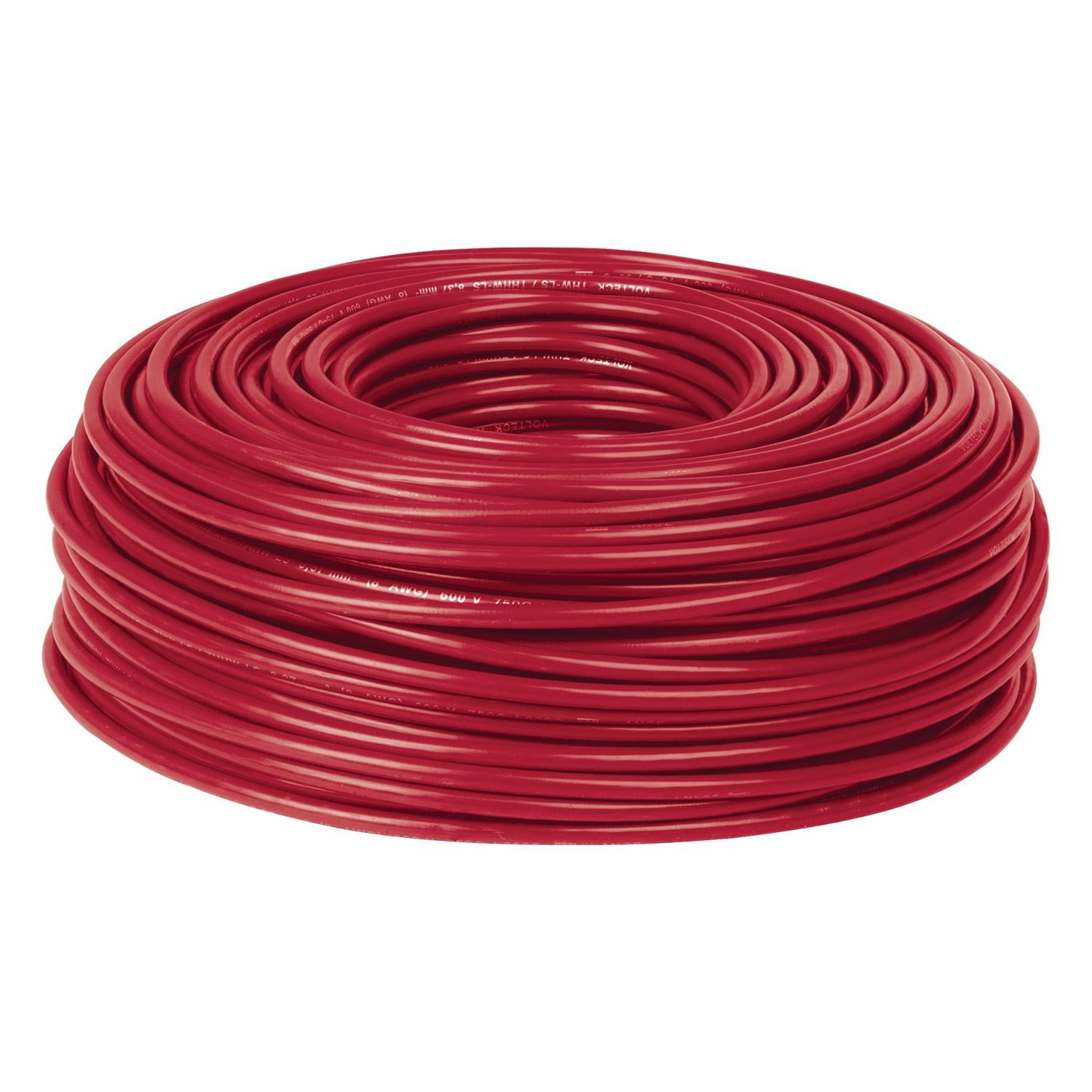 Rollo de 100 metros de cable THW CCA 12 AWG rojo TRUPER CCA-12R | Walmart en línea
