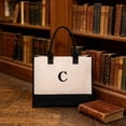 AOMRCOL Initial Canvas Tote Bag,Birthday Gifts for Women,Monogram ...