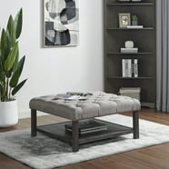 Mid Century Modern Zelda Teak Wood Stool-Ottoman - Walmart.com