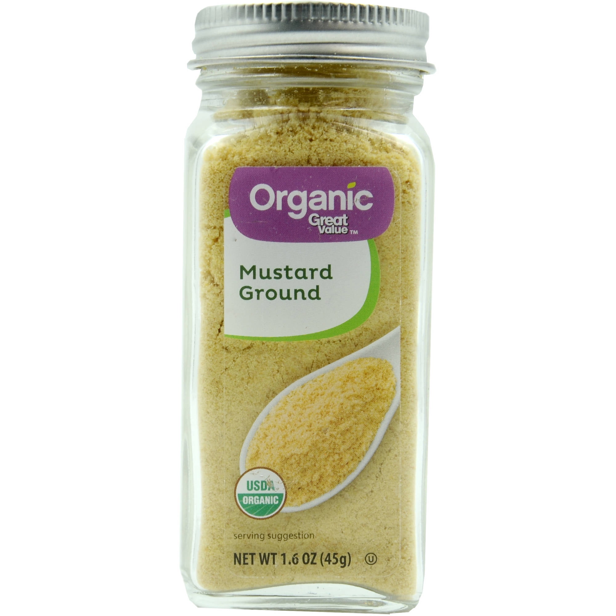 Great Value Organic Mustard Ground, 1.6 oz - Walmart.com - Walmart.com
