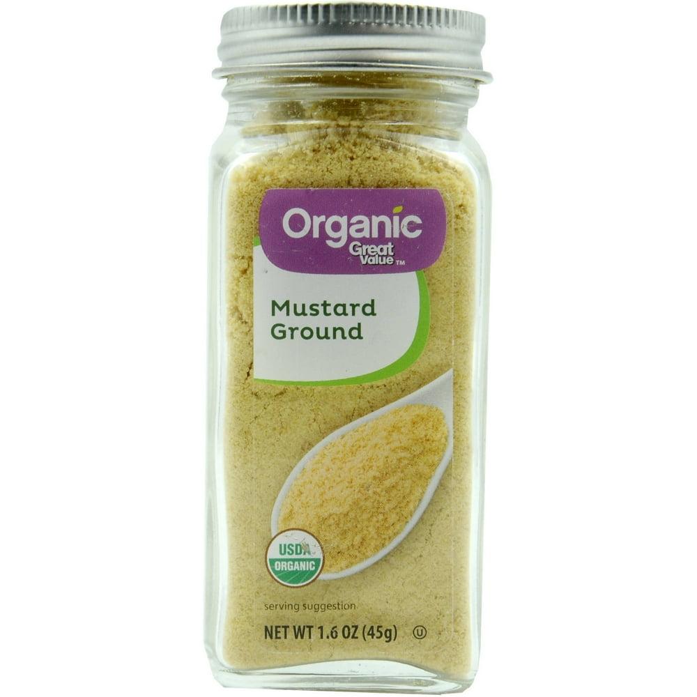 Great Value Organic Mustard Ground, 1.6 oz - Walmart.com - Walmart.com