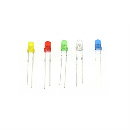 Thinsony 100 Pieces LED Diode Assortment 10 Colors Low Power ...