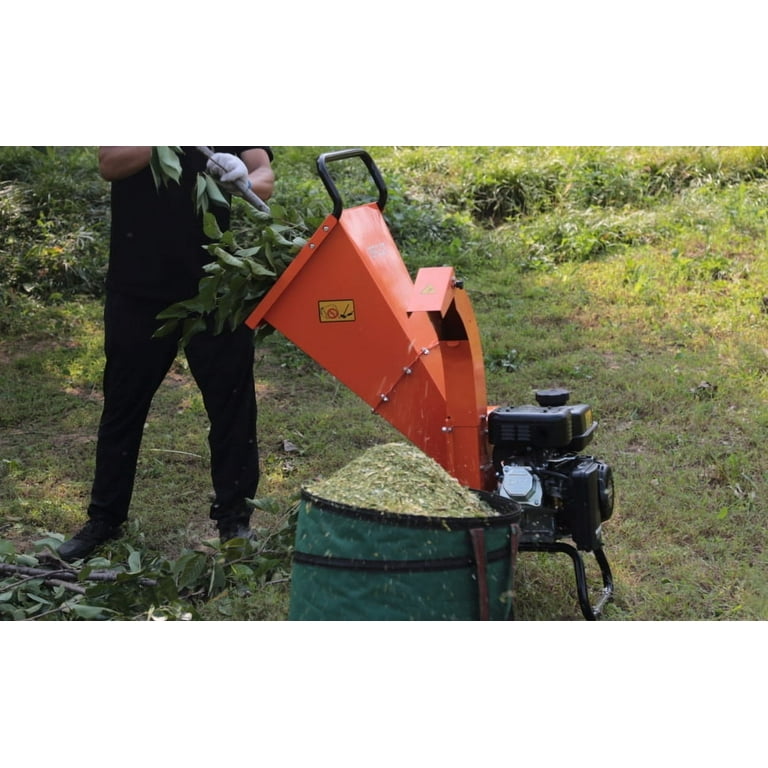 Used Wood Chipper Shredder Landworks 3 In 1 Gas Chipper Shredder