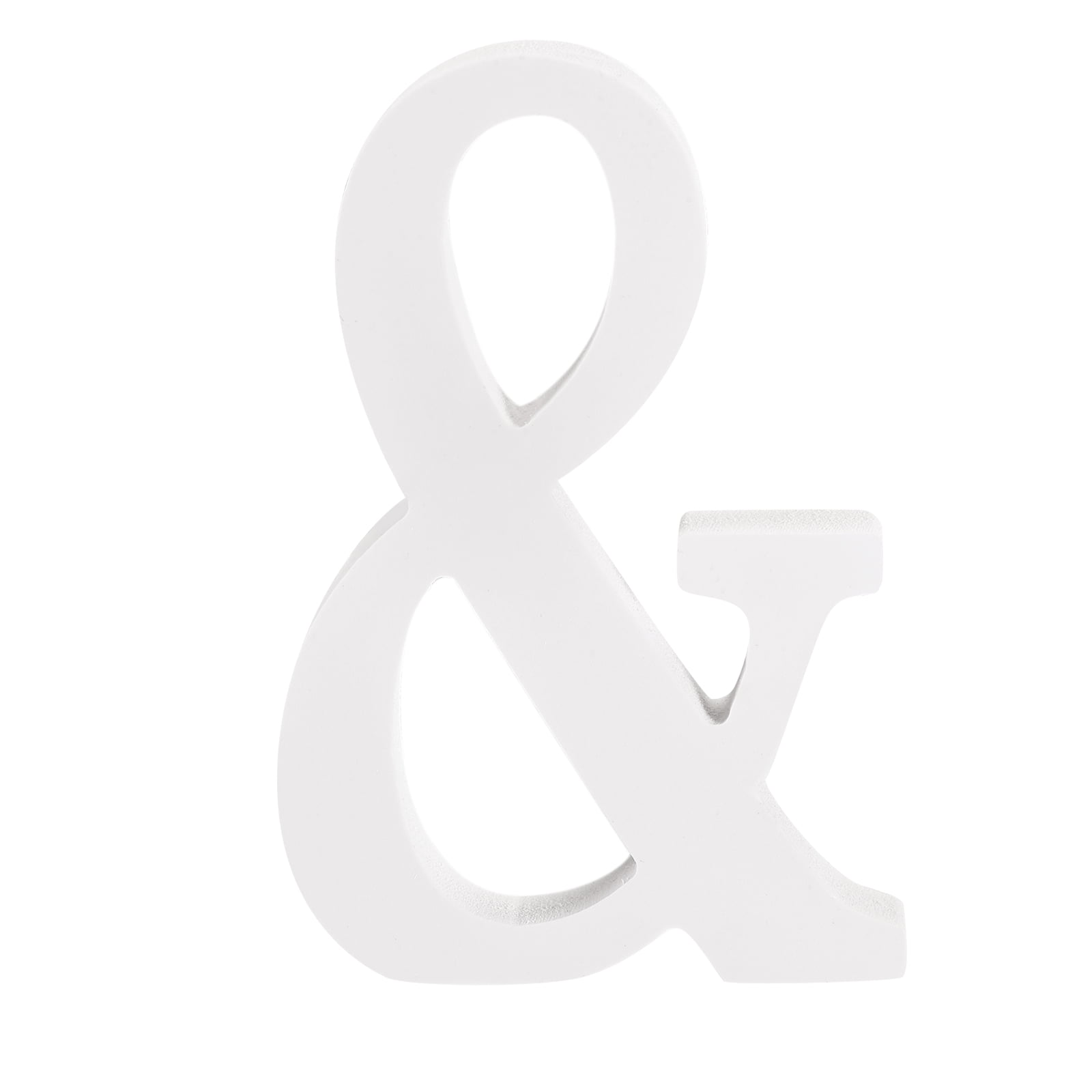 White Wood Letters 6 Inch, Wood Letters for DIY Party Projects ...