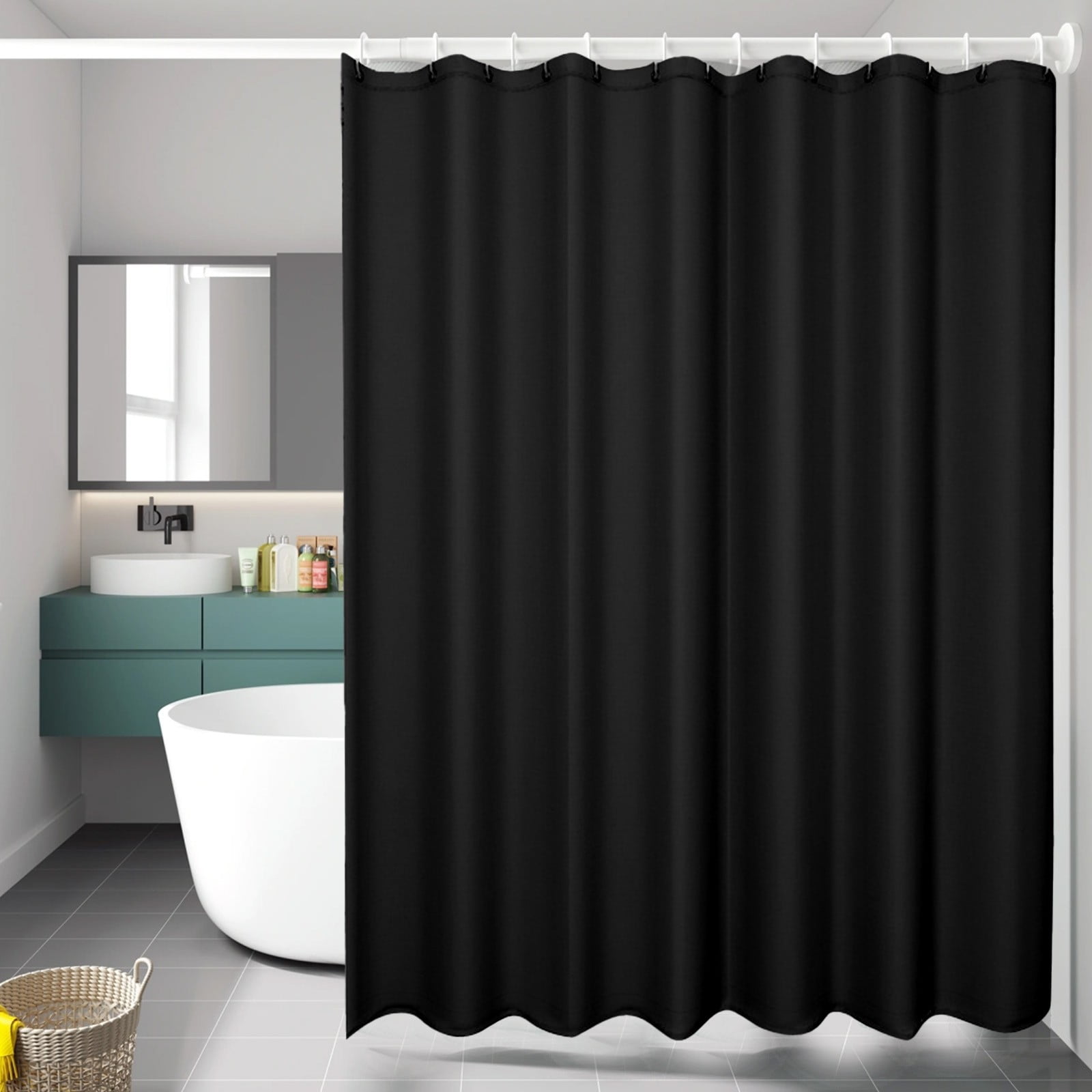 Click here for Meitianfacai Solid Color Shower Curtain With Water... prices