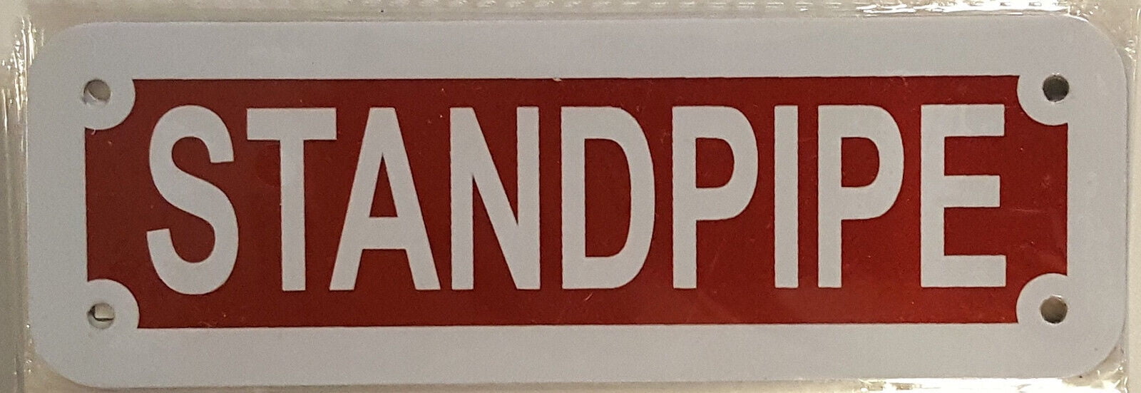 STAND PIPE SIGN (10X12,RED,ALUMINUM) -ref16822 - Walmart.com