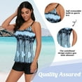 Zando Bathing Suits For Women Two Piece Tummy Control Swimsuit Vintage