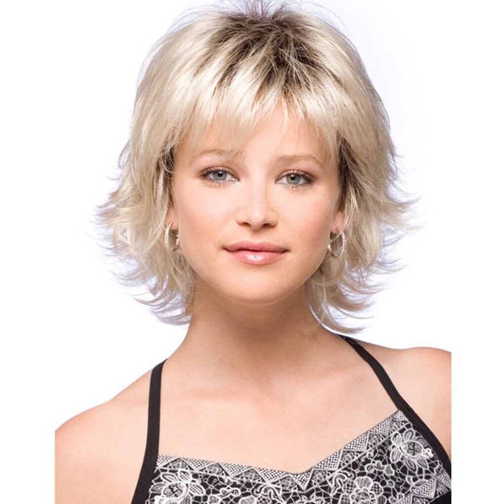 Click here for Zheelen Synthetic Short Straight Blond Wig For Wom... prices