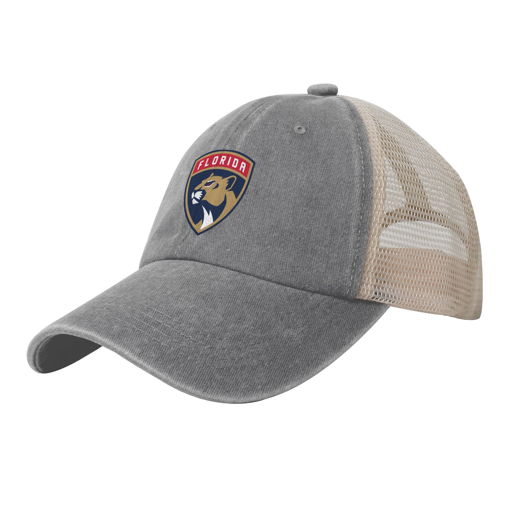 Click here for Mryumi Florida Panthers Cowboy Mesh Baseball Cap G... prices