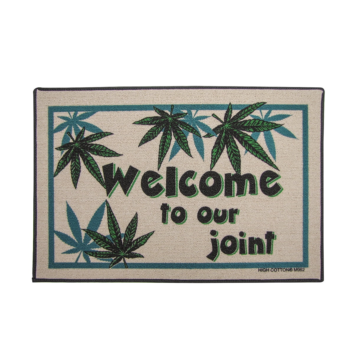 Welcome Joint Funny Marijuana Outdoor Doormat Novelty Weed Gift Floor ...