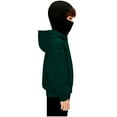 Bosanter Balaclava Hoodie Zipper Boys Full Face Cover Windproof Fabric ...
