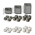 4Pcs Adjustable Height Washing Machine Foot Pad Shockproof Refrigerator ...