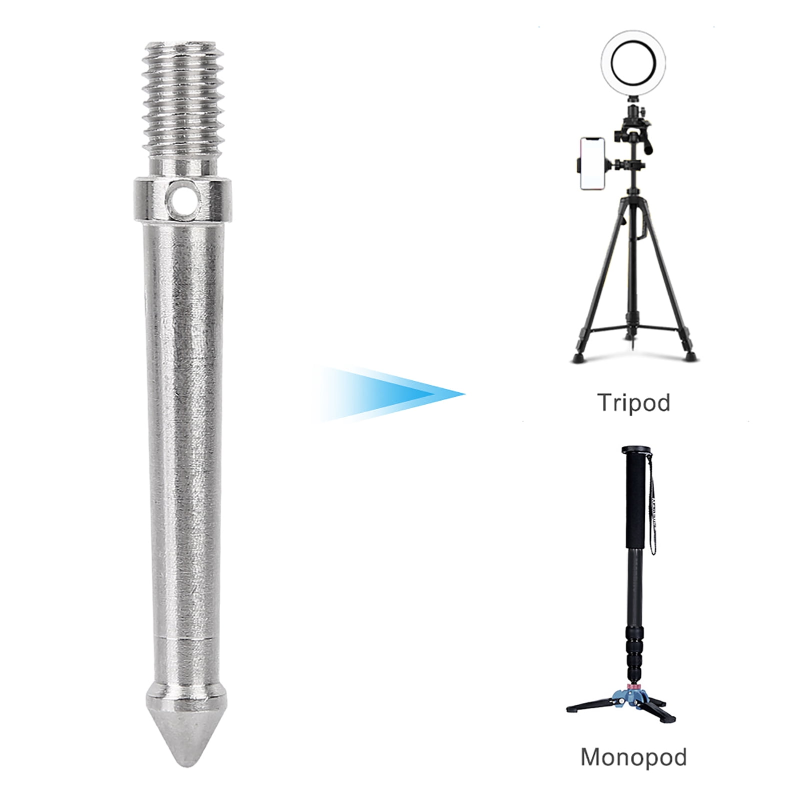 Portable Metal Spike Mount, Tripod Spike, Lightweight For Tripod ...