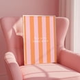 Affixzi This is my happy place | Dopamine Decor | Striped Poster ...