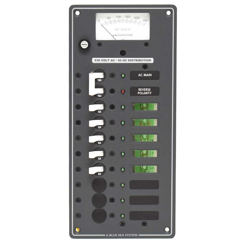 Blue Sea Boat Power Distribution Panel 8588 | 230VAC Main - Walmart.com