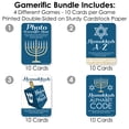 Big Dot of Happiness Happy Hanukkah - 4 Chanukah Holiday Party Games ...