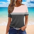Busydd T Shirts for Women 2026 Printed Crew Neck Short Sleeve Summer ...