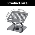 Aluminum Tablets Mount Portable Folding Design 360 Rotating With Slip ...
