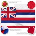 Premium Hawaii State Flag 3x5 ft Outdoor, Double Sided Heavy Duty 210D ...