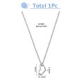 304 Stainless Steel Curb Chains Neecklaces Heart Stainless Steel Color ...