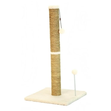 Iconic Pet Scratch It! Sisal Cat Scratching Post, Light Grey - Walmart.com