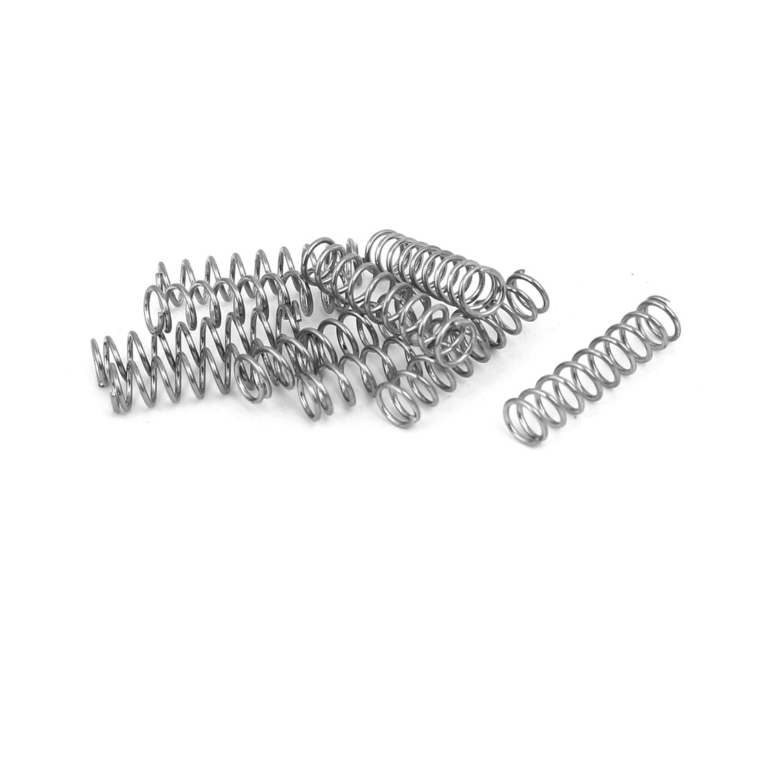 0.6mmx5mmx20mm 304 Stainless Steel Compression Springs 10pcs - Walmart.com