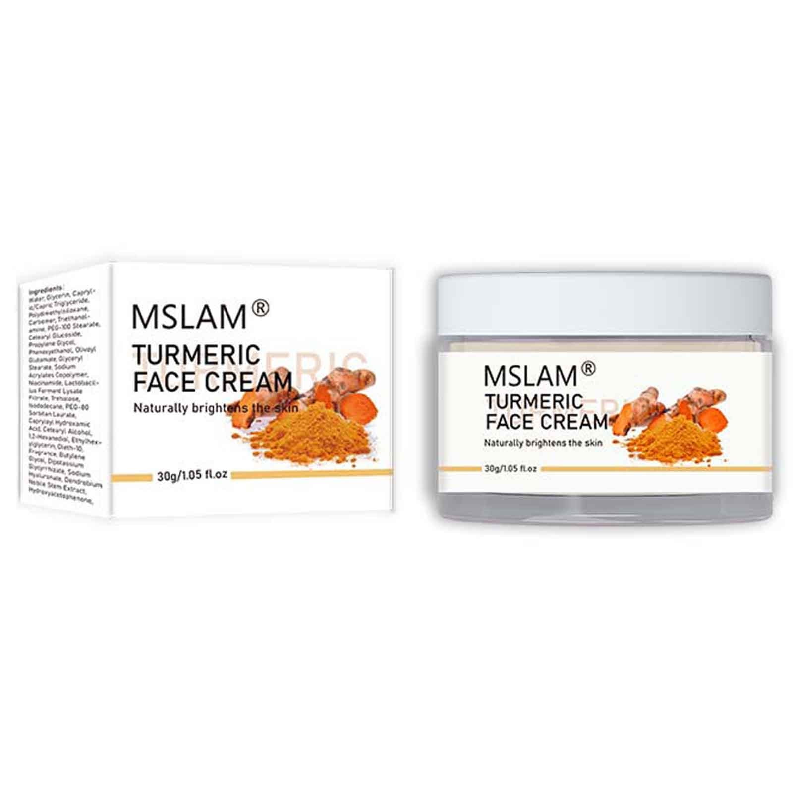Crema hidratante, crema facial con cúrcuma, crema facial natural ...