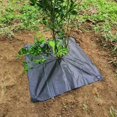 Landscaping Fabric with Stakes Black Mats, Garden Ground Cover for ...