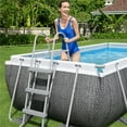 Bestway Flowclear 42 Inch Swimming Pool Ladder, Above Ground, Rust ...