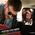 Sunferno Adjustable Shatterproof Baby Car Mirror for Rear Facing Baby ...