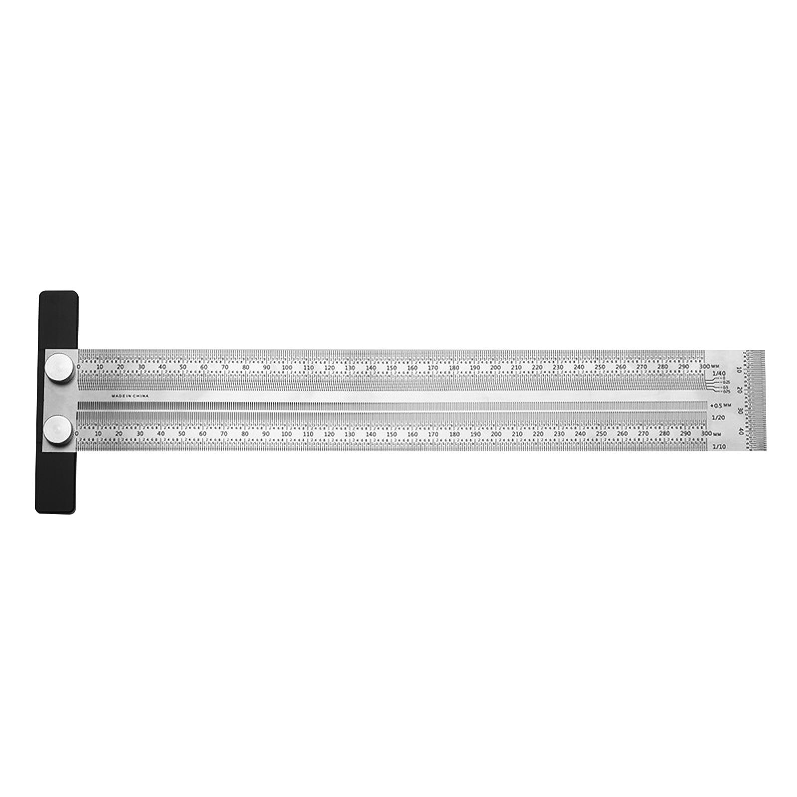 XZNGL Stainless Steel Wood Stain Square Ruler And T-Shaped Ruler ...