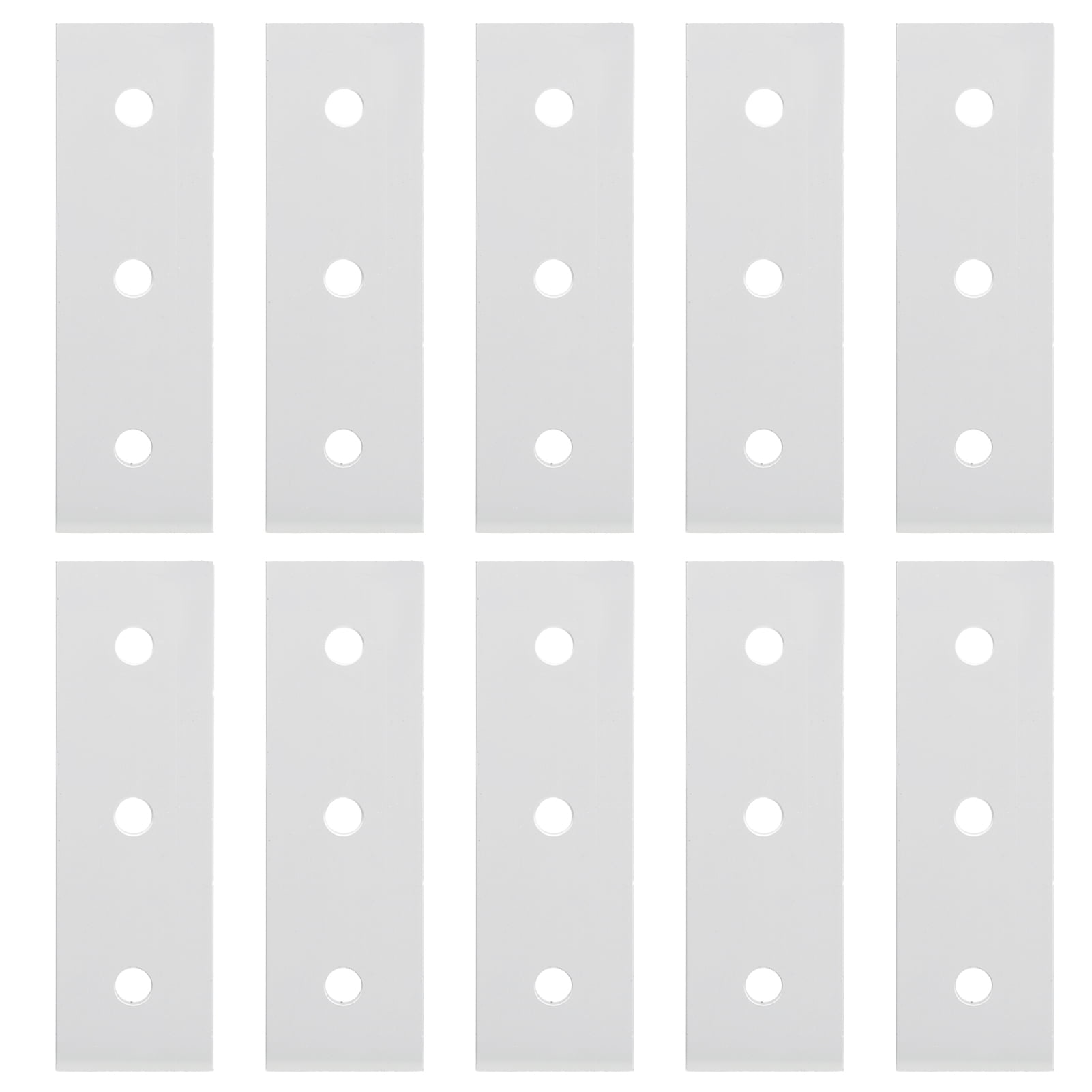 Placa de unión plana de aluminio, 10 Uds., placas de unión de ...