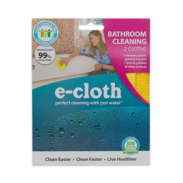 E-Cloth Bathroom Cleaning 2 Cloths 10604 - Walmart.com