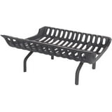 Liberty Foundry G1024-4 24" Heavy-Duty Cast-Iron Fireplace Grate (4" Clearance) - Walmart.com