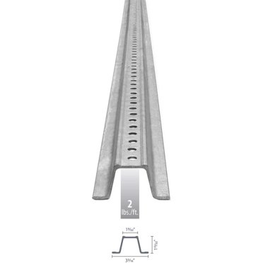 Tapco Sign Post,Silver,Steel,10 ft L 1603-00003 - Walmart.com