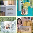 1 Set PVC DIY Heat Transfer Paper for UV Sublimation Cup Book 110x240mm ...