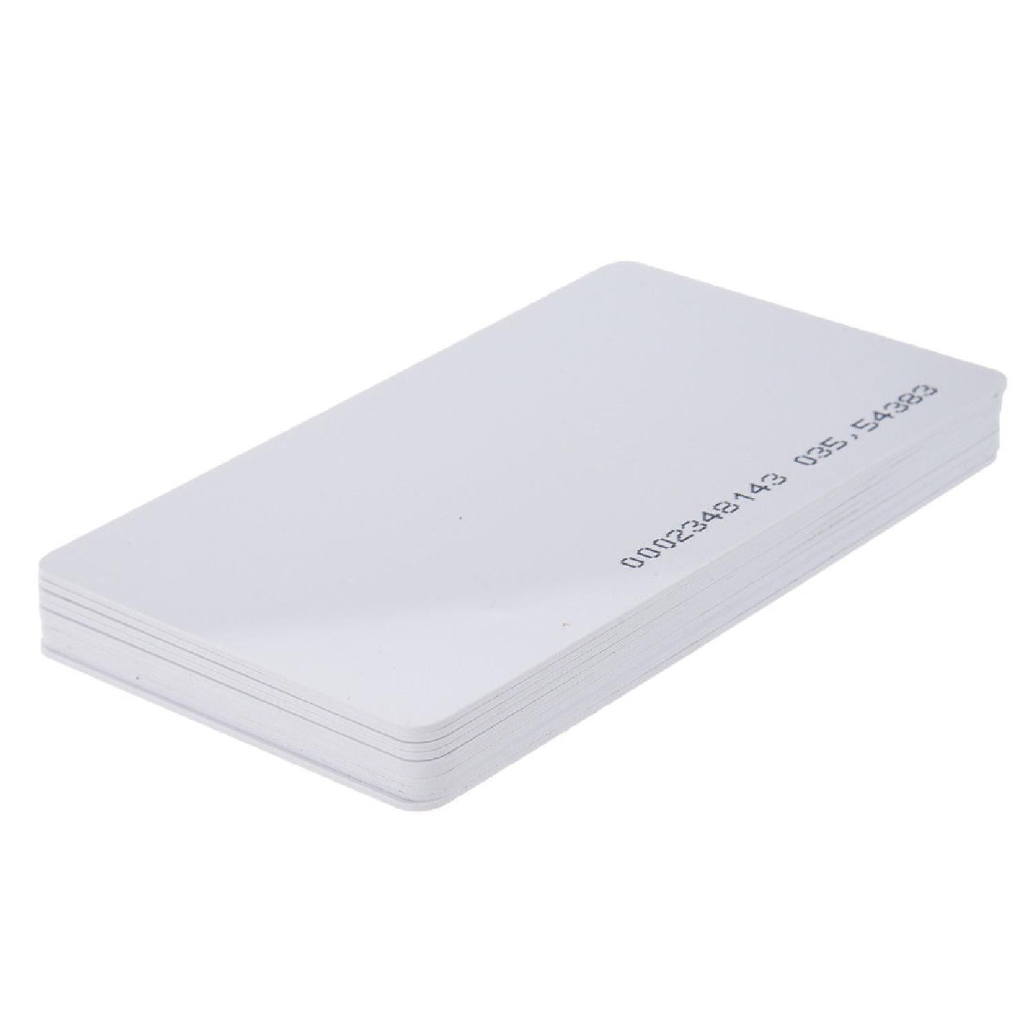 50x RFID TK4100 Cards, 85x5x0.9mm Door Entry Access Proximity ID Cards ...
