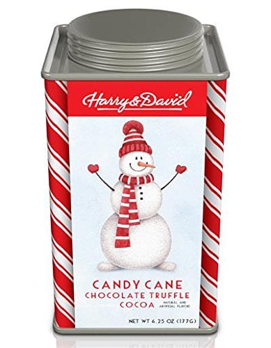 Harry & David Candy Cane Chocolate Truffle Cocoa - 6.25oz Tin - Walmart.com