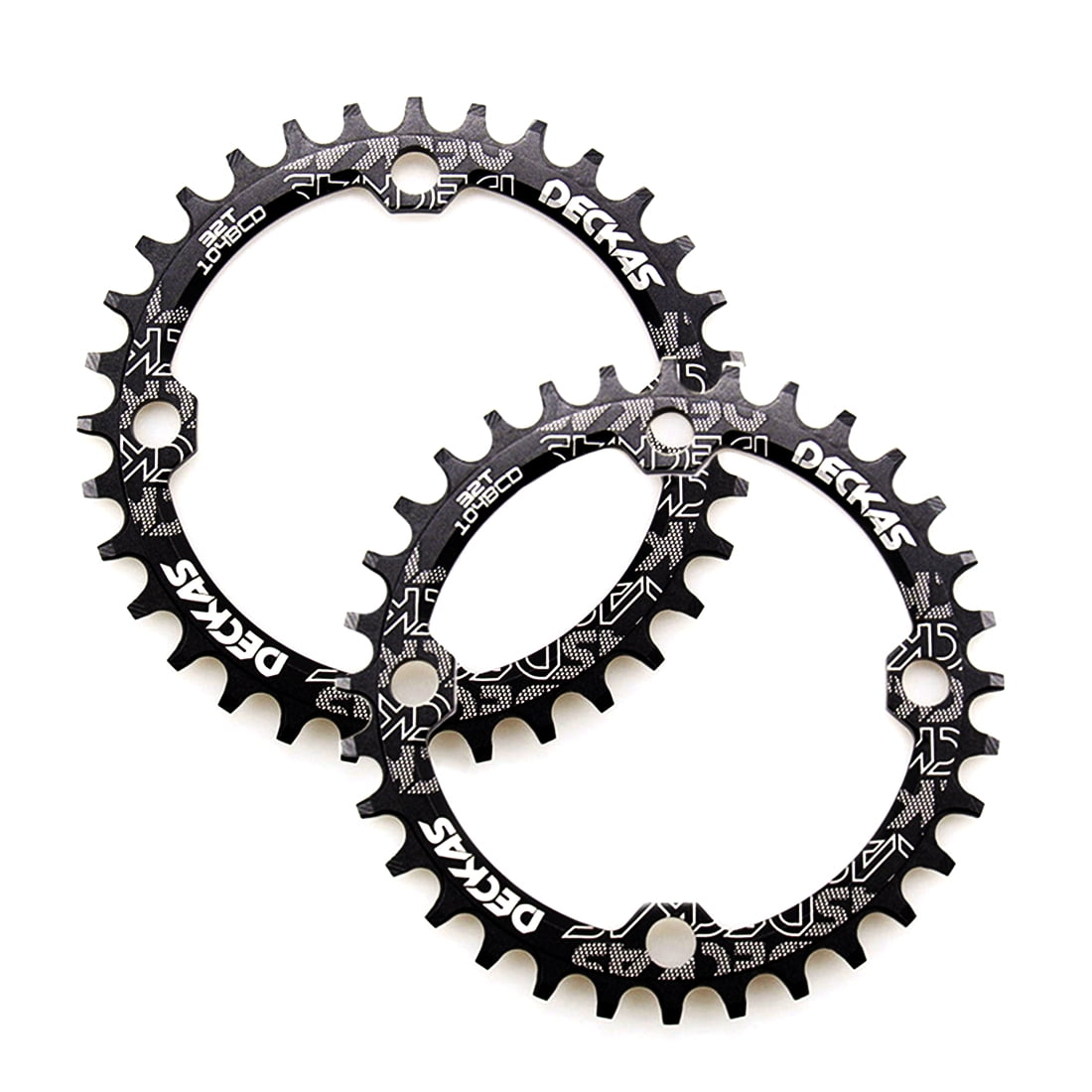 DECKAS Mounrtain Bike Chain Chainring 32-38T Round Oval Chain Ring MTB ...
