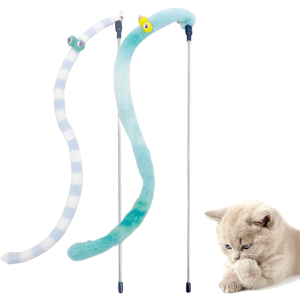 Feelers Cat Toy Teaser Toys Interactive Cat Wand, Cute Caterpillar ...