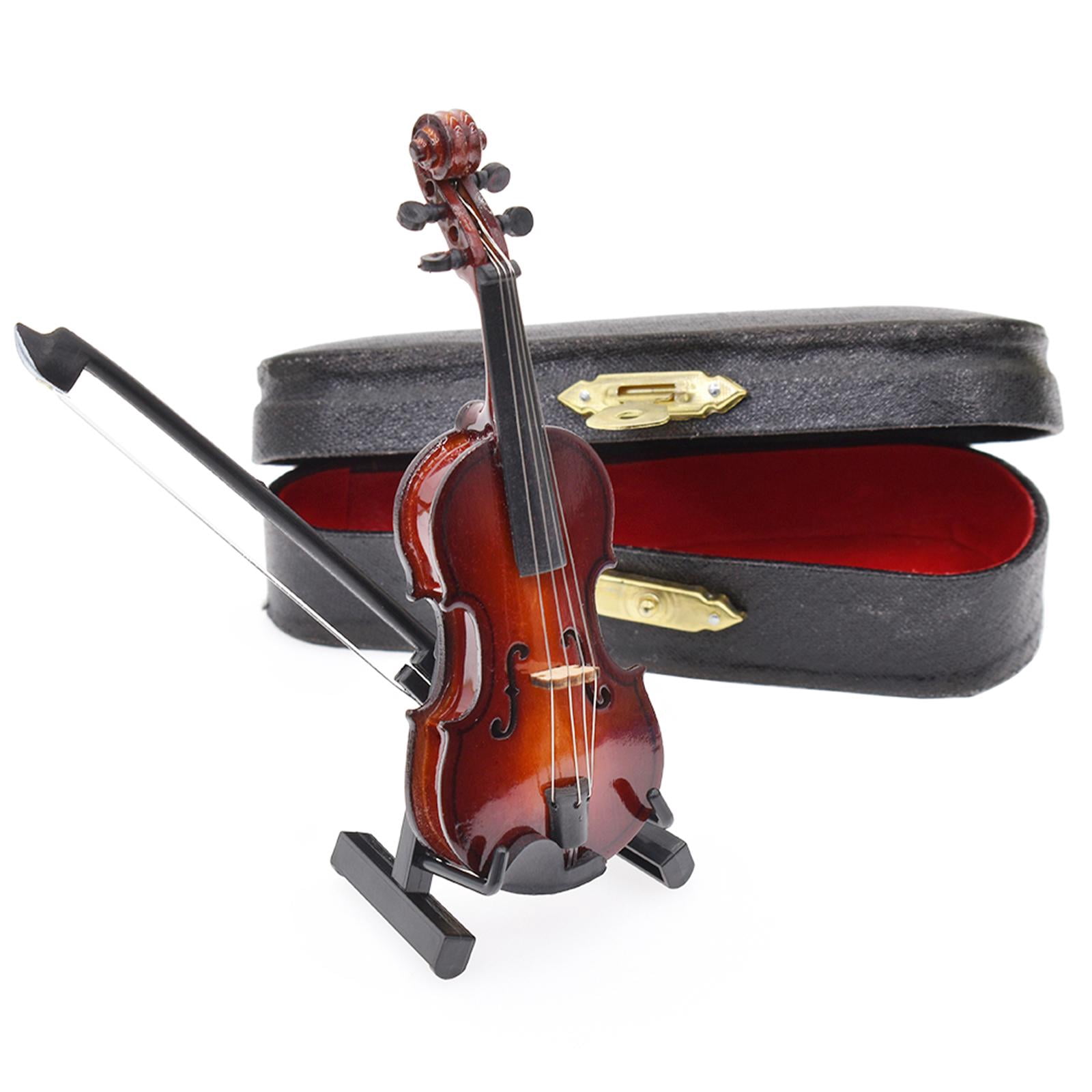 Dollhouse Mini Violin Dollhouse Miniature Musical Instrument for ...
