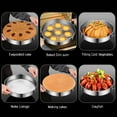 cpengpj 304 Stainless Steel Steaming Cake Pan, Multi-Purpose Baking ...