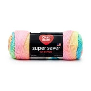 Red Heart Super Saver Yarn - Favorite Stripe, Multipack of 6 - Walmart.com