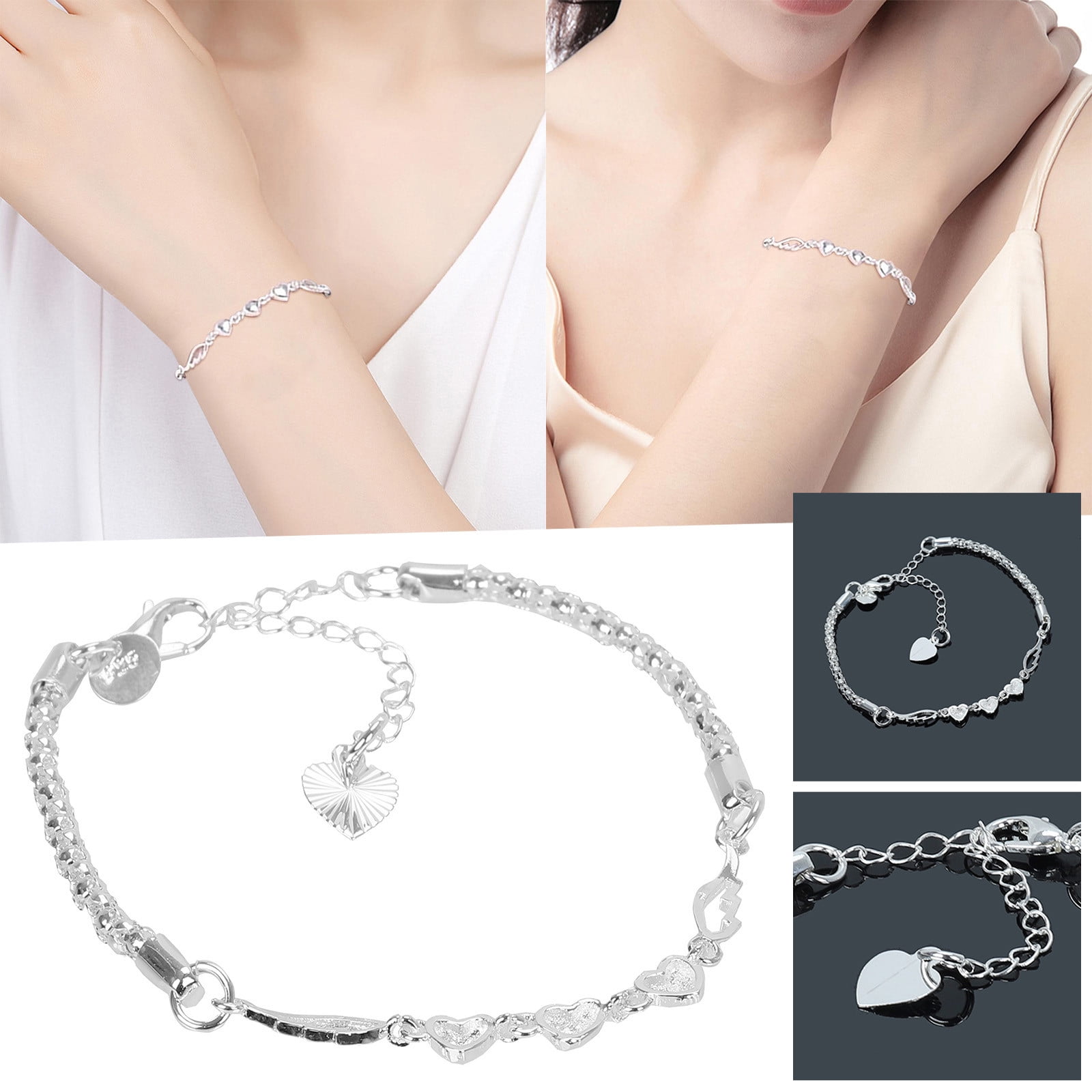 Click here for Sifdseng Ladies Adjustable Bracelet 925 Sterling S... prices