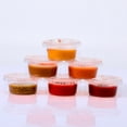 400 Pack 0.5 Oz Disposable Plastic Portion Cups with Lids, Small Jello ...