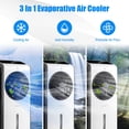 Remote Control Portable Air Cooler, 3-in-1 Evaporative Swamp Cooler for ...