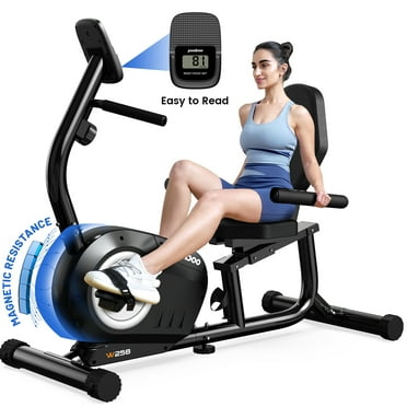 Goplus Exercise Bike - Indoor Stable Riding Cycle Trainer for Cardio ...