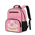 Aplkyhs Donut Axolotl Backpack for Girls Boys Age 6-18 Adorable School ...