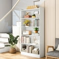 Tribesigns 6-Tier Open Bookcase: 72-Inch Tall, Modern Wood, Free ...