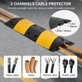 3.3 Ft Rubber Speed Bump 2 Pack, Heavy Duty Speed Bumps for Road 25000 ...